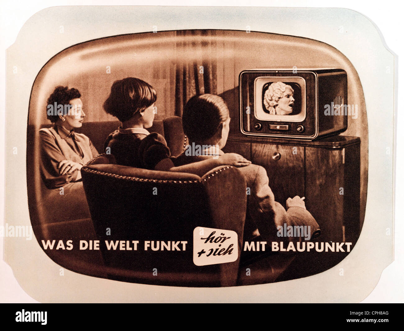 1950s tv family hi-res stock photography and images - Alamy