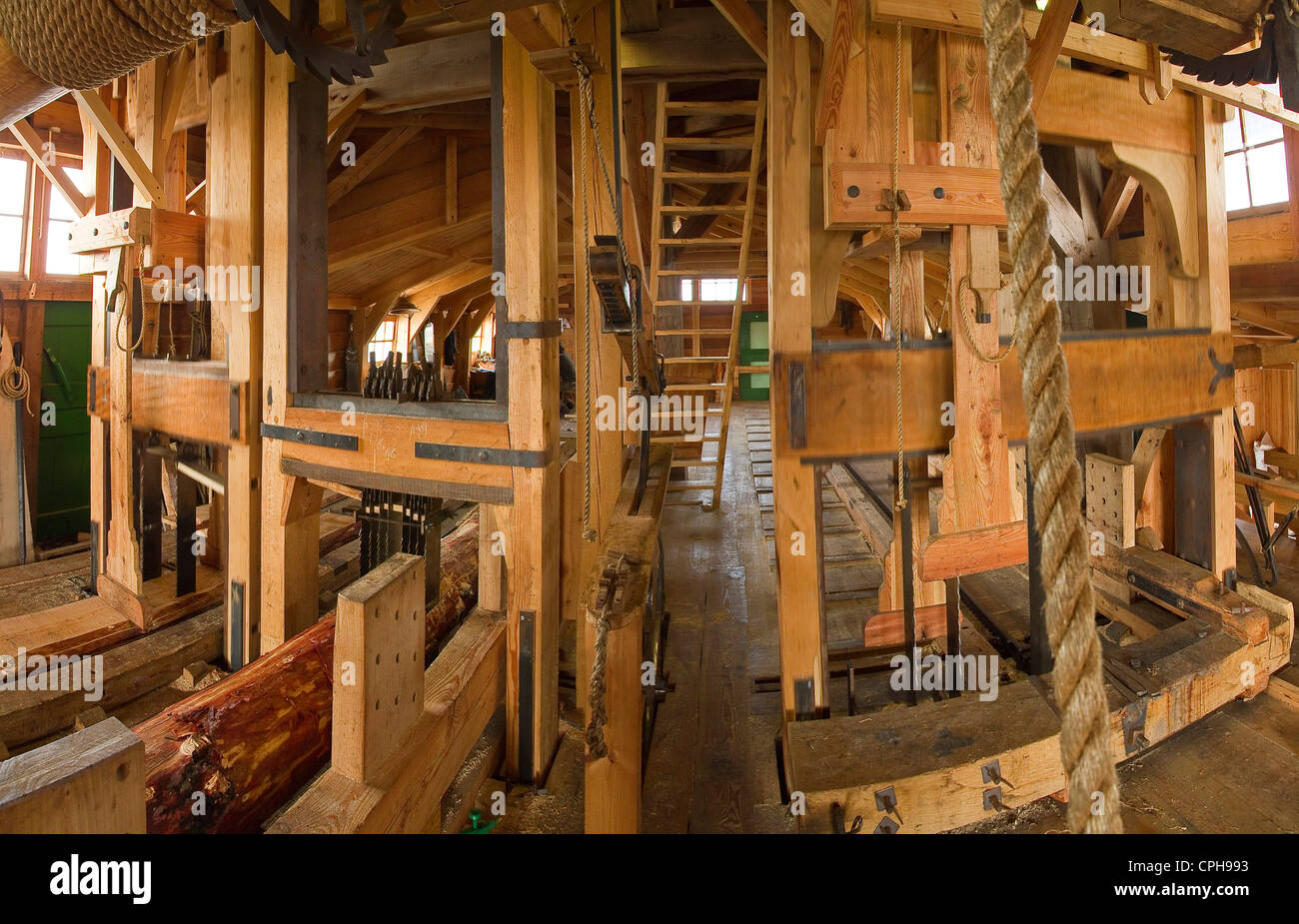 Windmill interior netherlands hi-res stock photography and images - Alamy