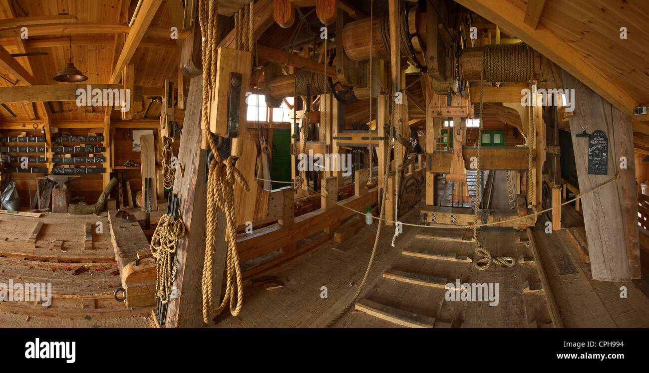 Interior of sawmill hi-res stock photography and images - Alamy