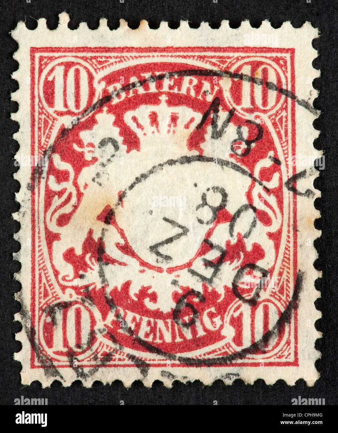 German postage stamp Stock Photo - Alamy