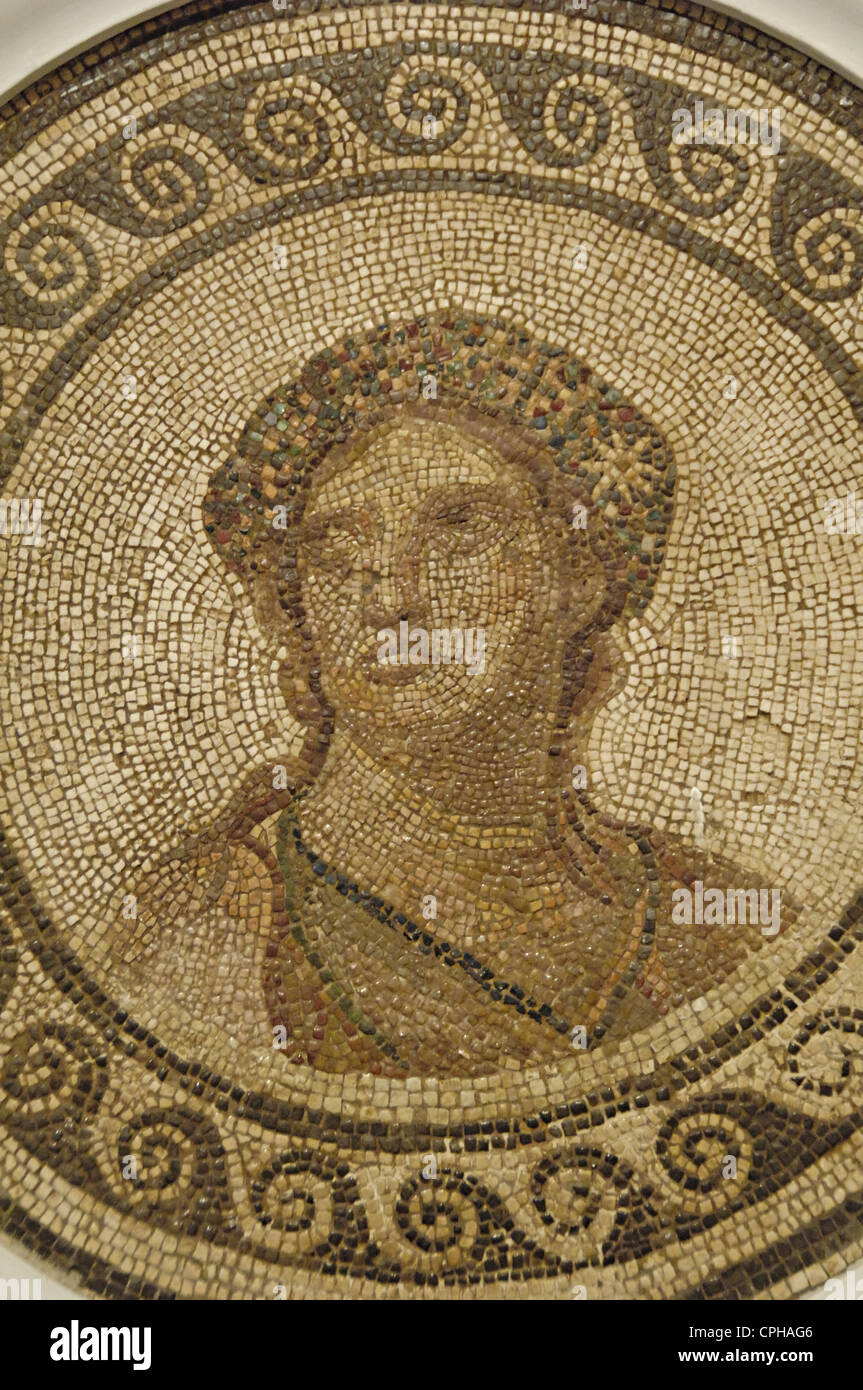 Roman Art. Spain. Mosaic Spring. 2nd-3rd centuries A.D. It comes from ...
