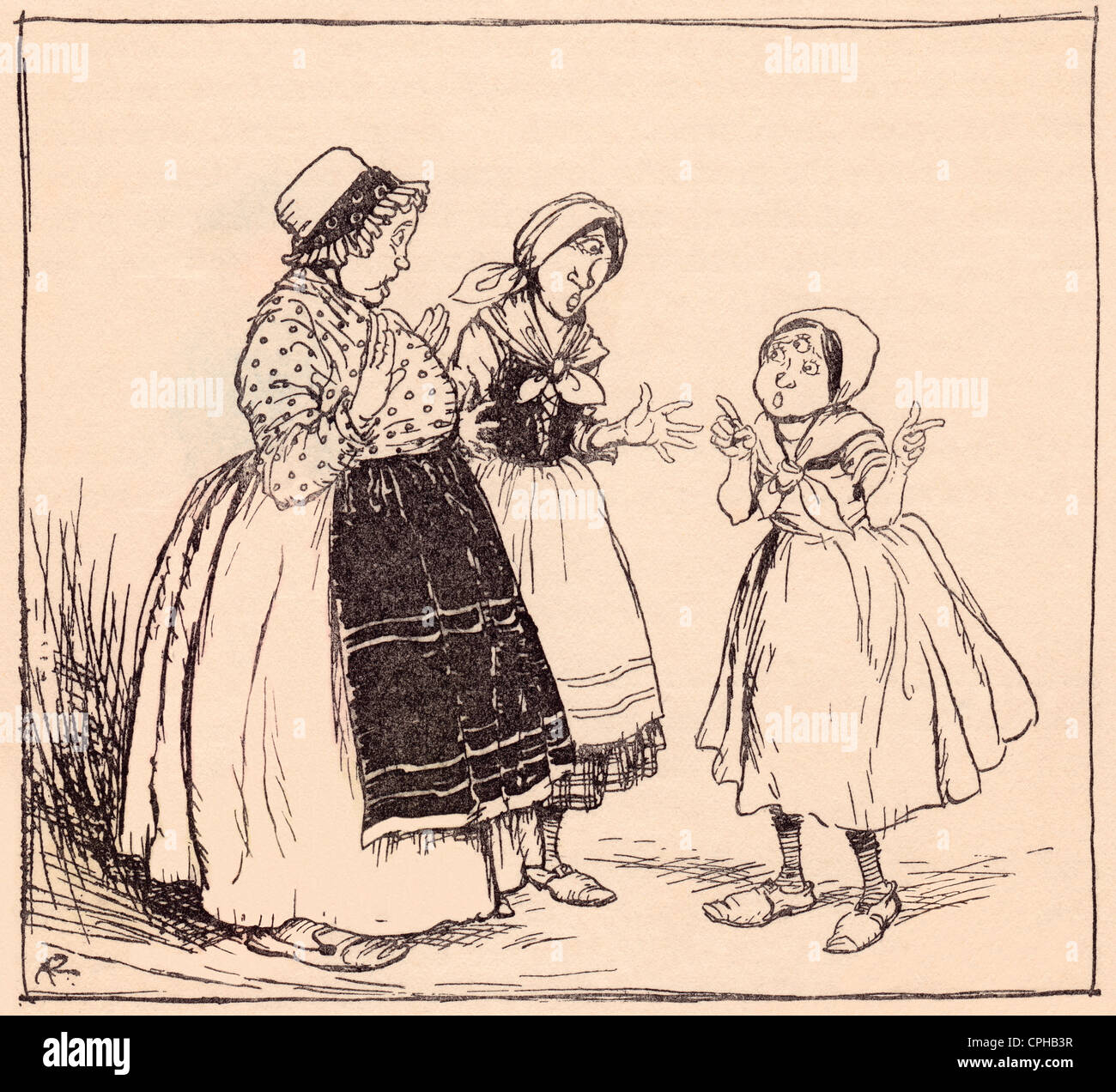 Illustration by Arthur Rackham from Grimm's Fairy Tales One-Eye, Two ...