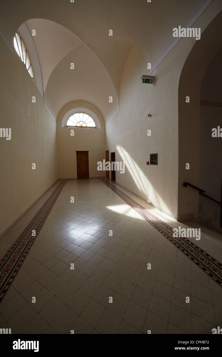 Hallway in the convent - the Istituto Emiliani, Casa d'accoglienza ...