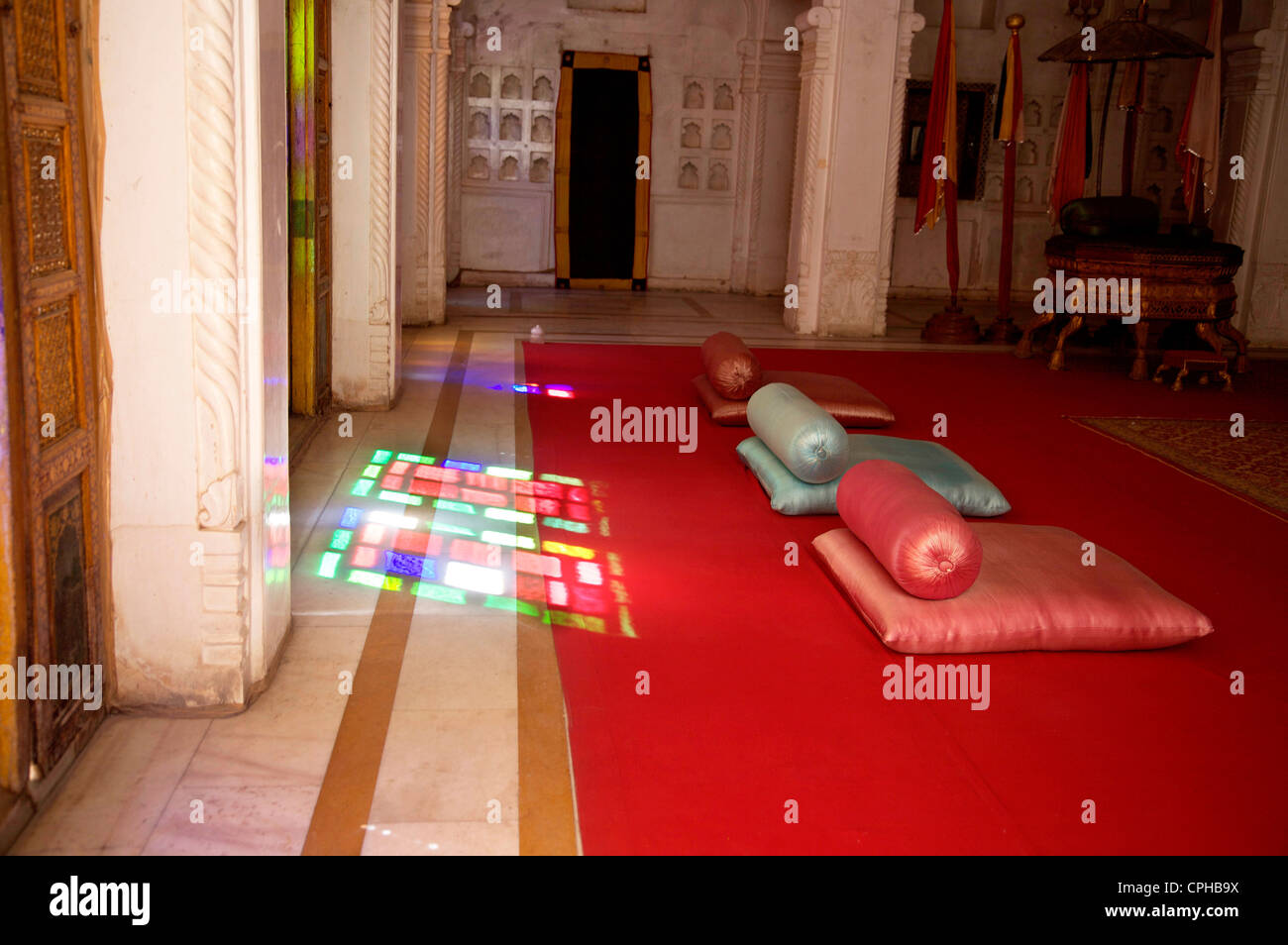 Fort Meherangarh assembly hall Stock Photo - Alamy