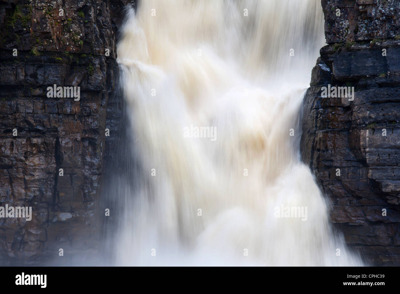 High Force in Upper Teesdale County Durham England Stock Photo - Alamy