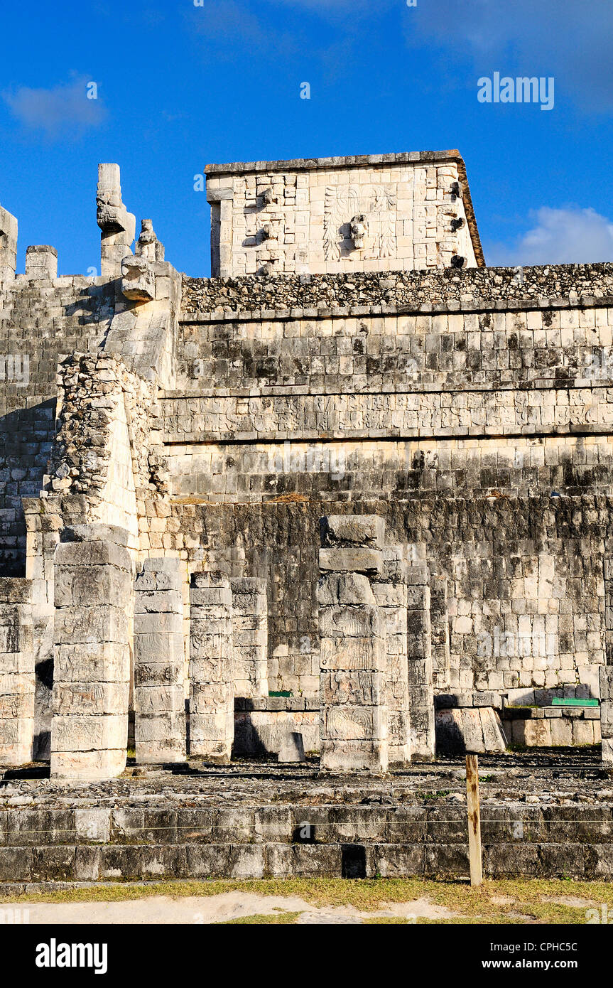 Chichen Itza feathered serpent pyramid, Mexico Stock Photo - Alamy