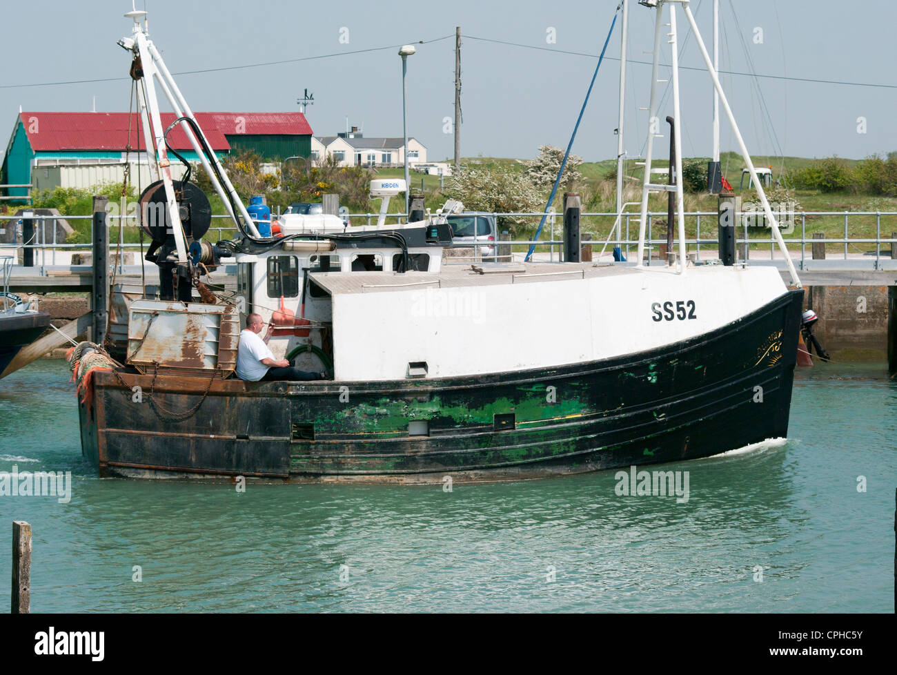 Side View Of Fishing Trawler High Resolution Stock Photography and ...