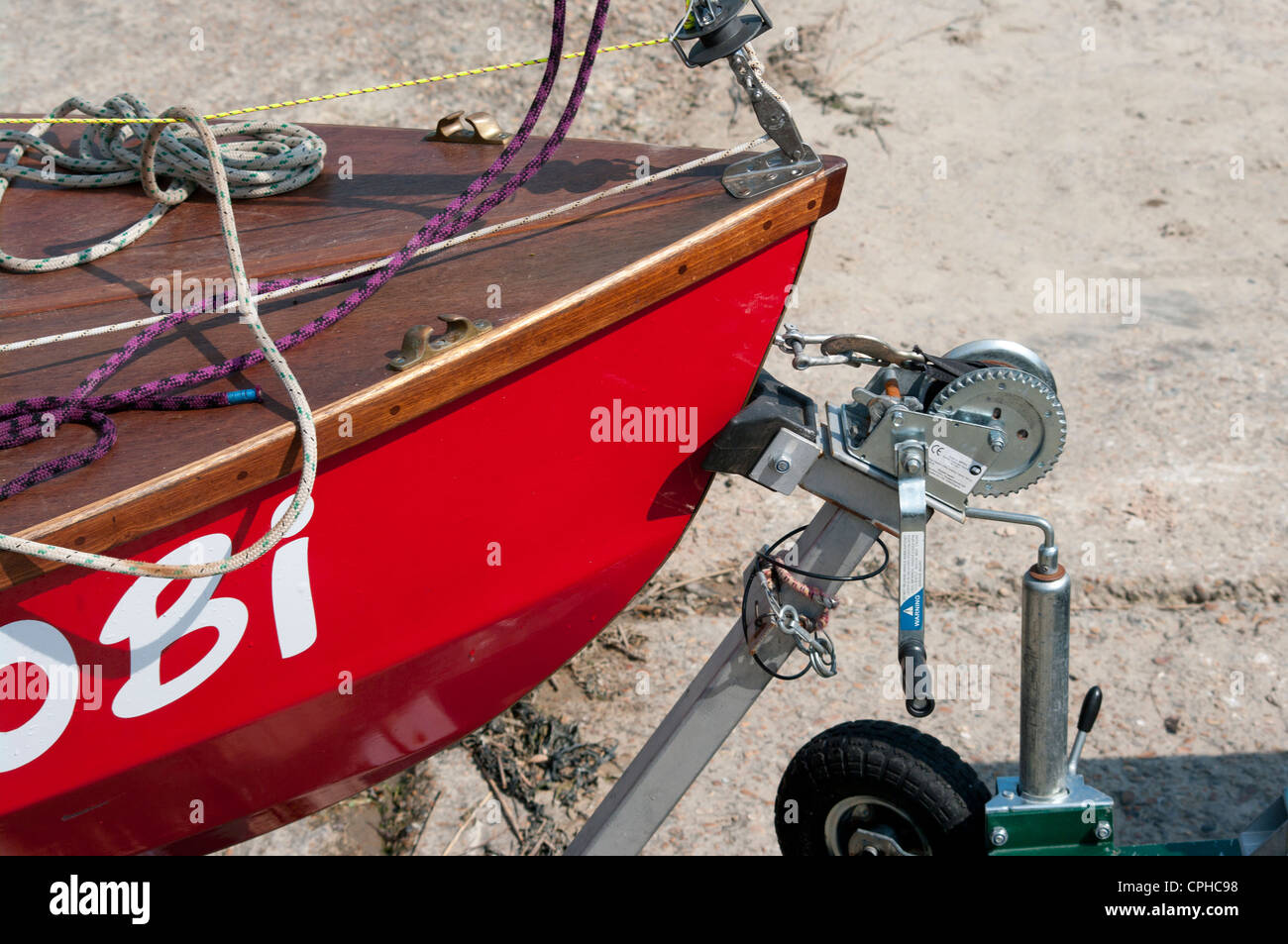 Dinghy trailer hi-res stock photography and images - Alamy