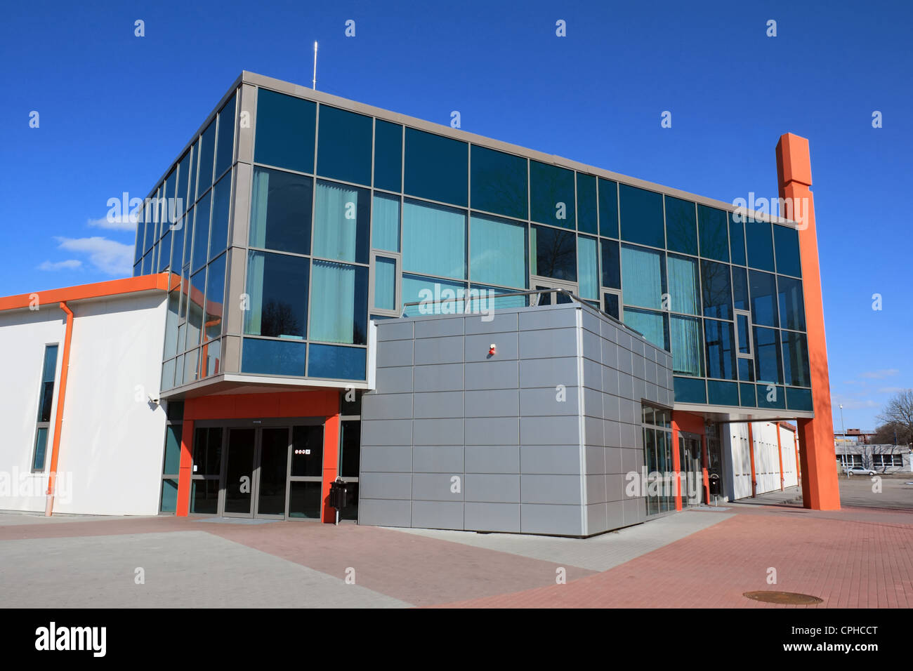 Modern warehouse entrance hi-res stock photography and images - Alamy