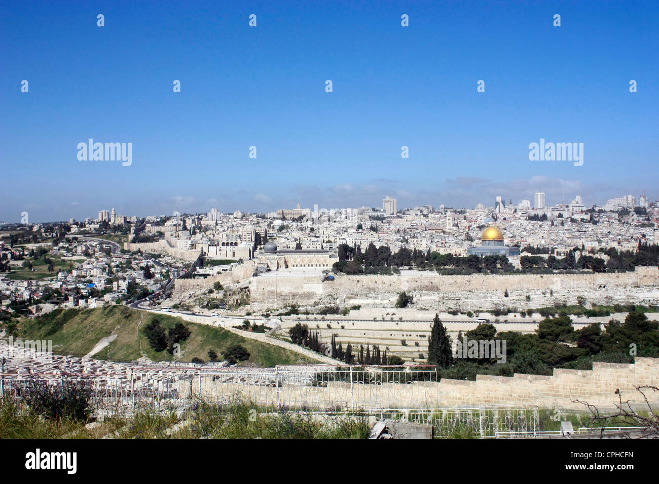 View of dome of the rock hi-res stock photography and images - Alamy