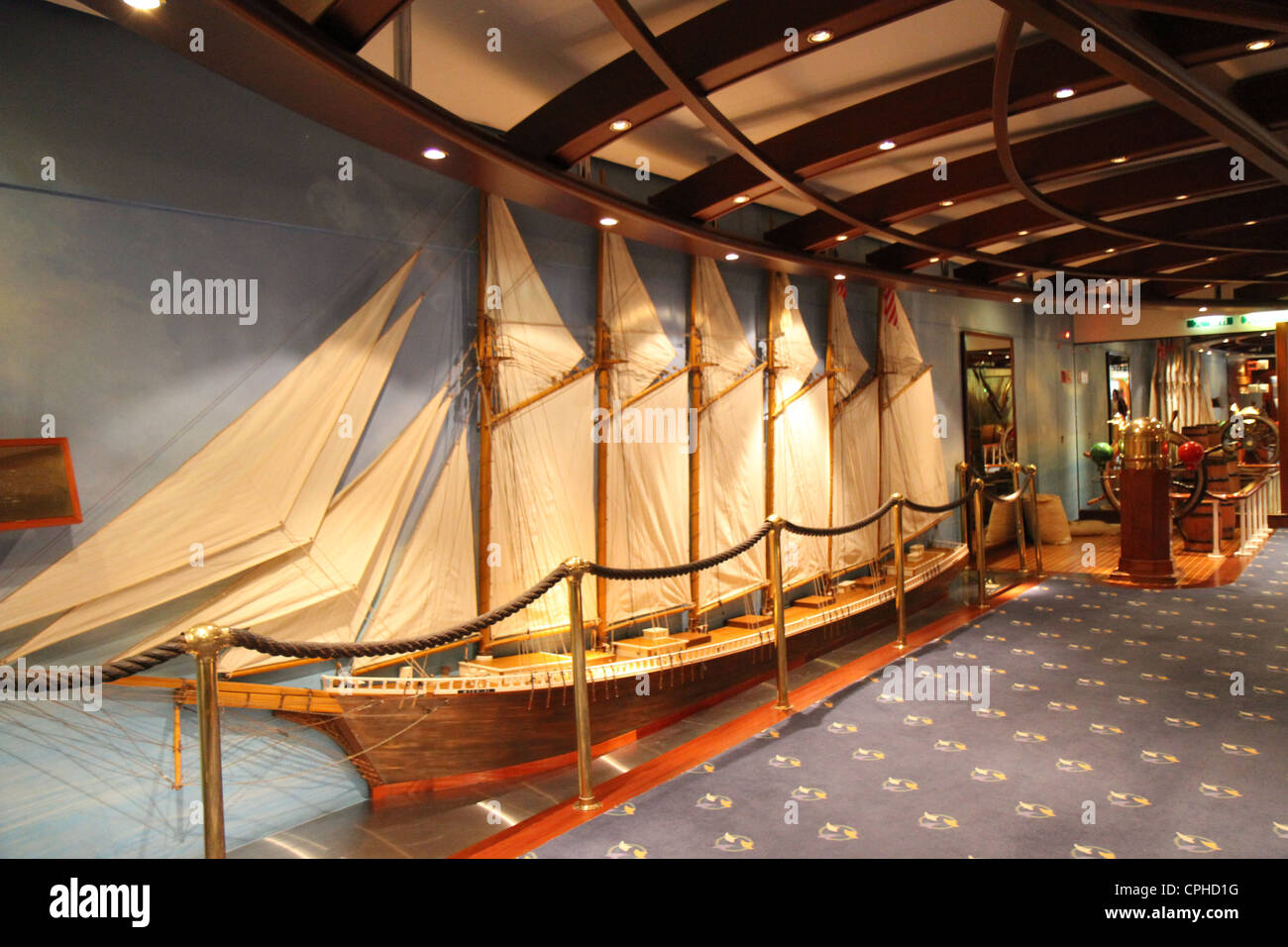 Decoration at the Schooner Bar on Royal Carribean's Brilliance of the ...