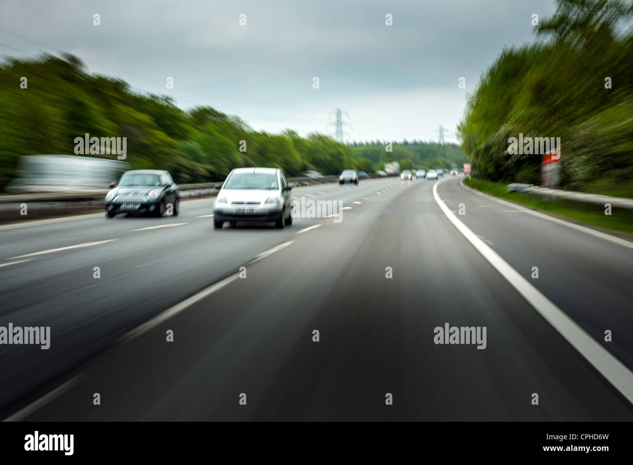 High speed motorway hi-res stock photography and images - Alamy