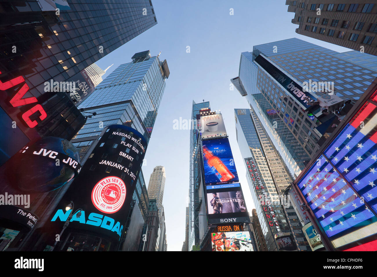 USA, United States, America, New York, Manhattan, Times Square, active ...