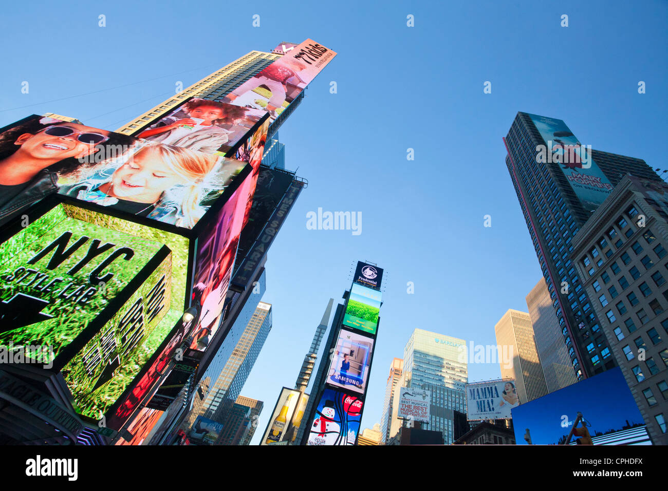 USA, United States, America, New York, Manhattan, Times Square, active ...