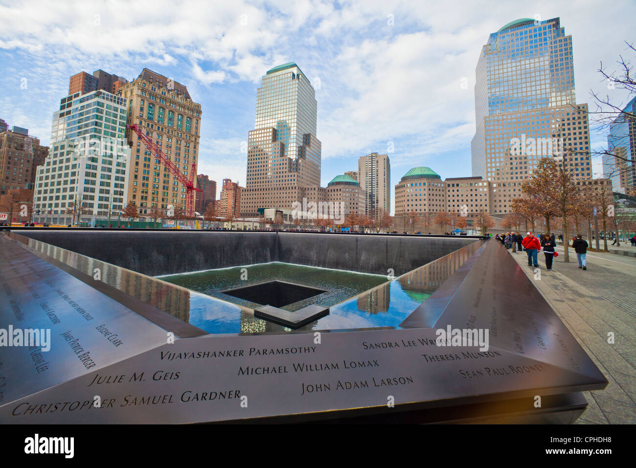 USA, United States, America, New York, Manhattan, downtown, Ground Zero ...