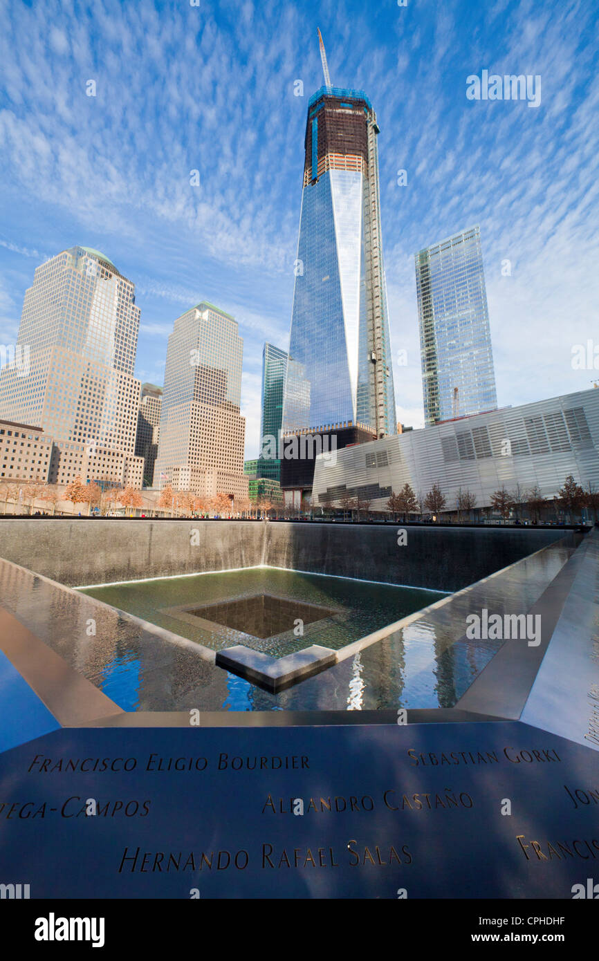 USA, United States, America, New York, Manhattan, downtown, Ground Zero ...