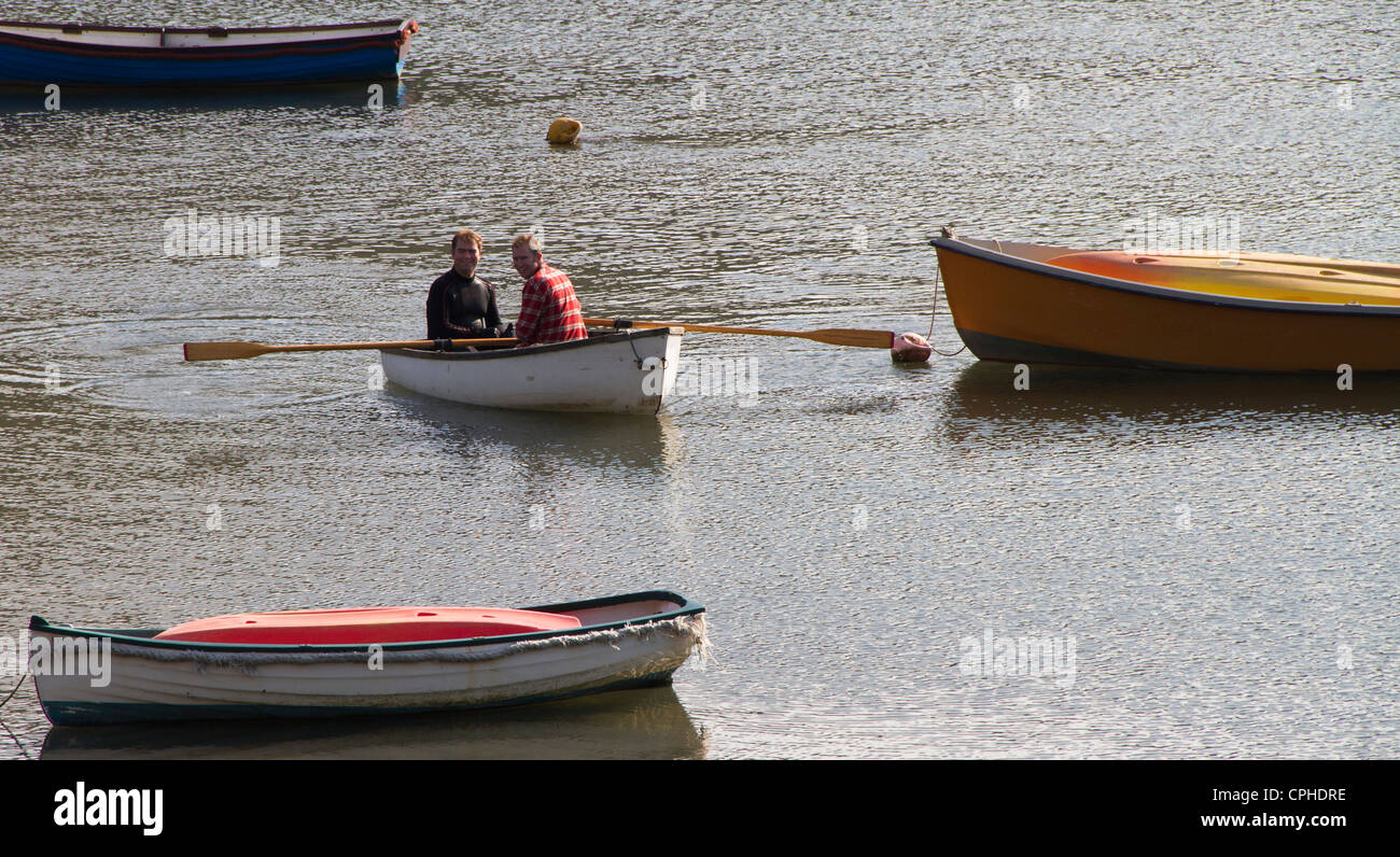 Two men in rowing boat hi-res stock photography and images - Alamy