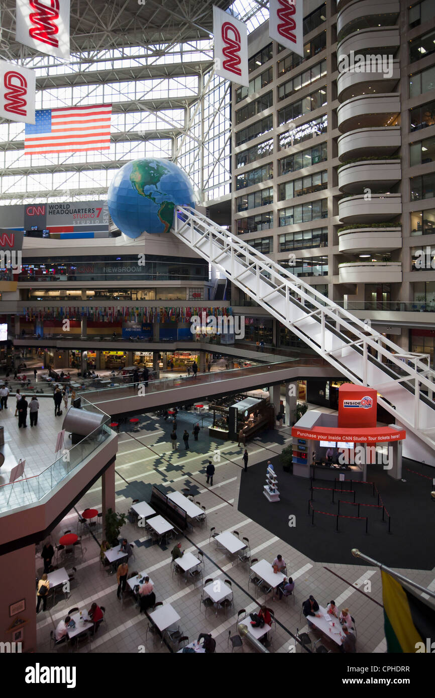 USA, United States, America, Georgia, Atlanta, CNN, center, media ...