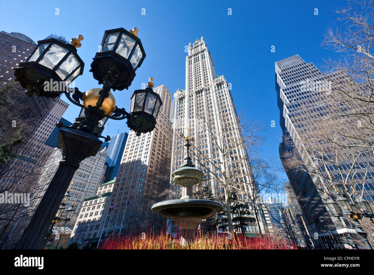 USA, United States, America, New York, Manhattan, city hall, classic ...