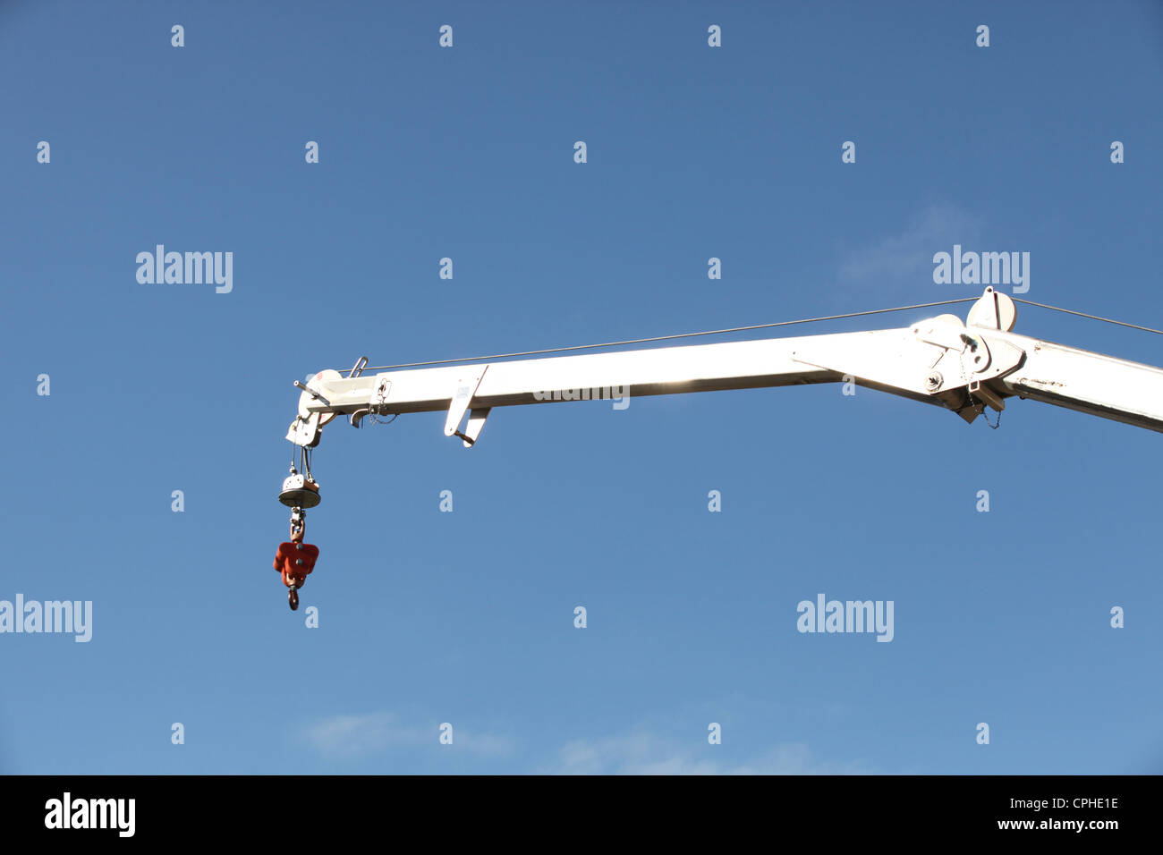 Articulated crane arm Stock Photo - Alamy