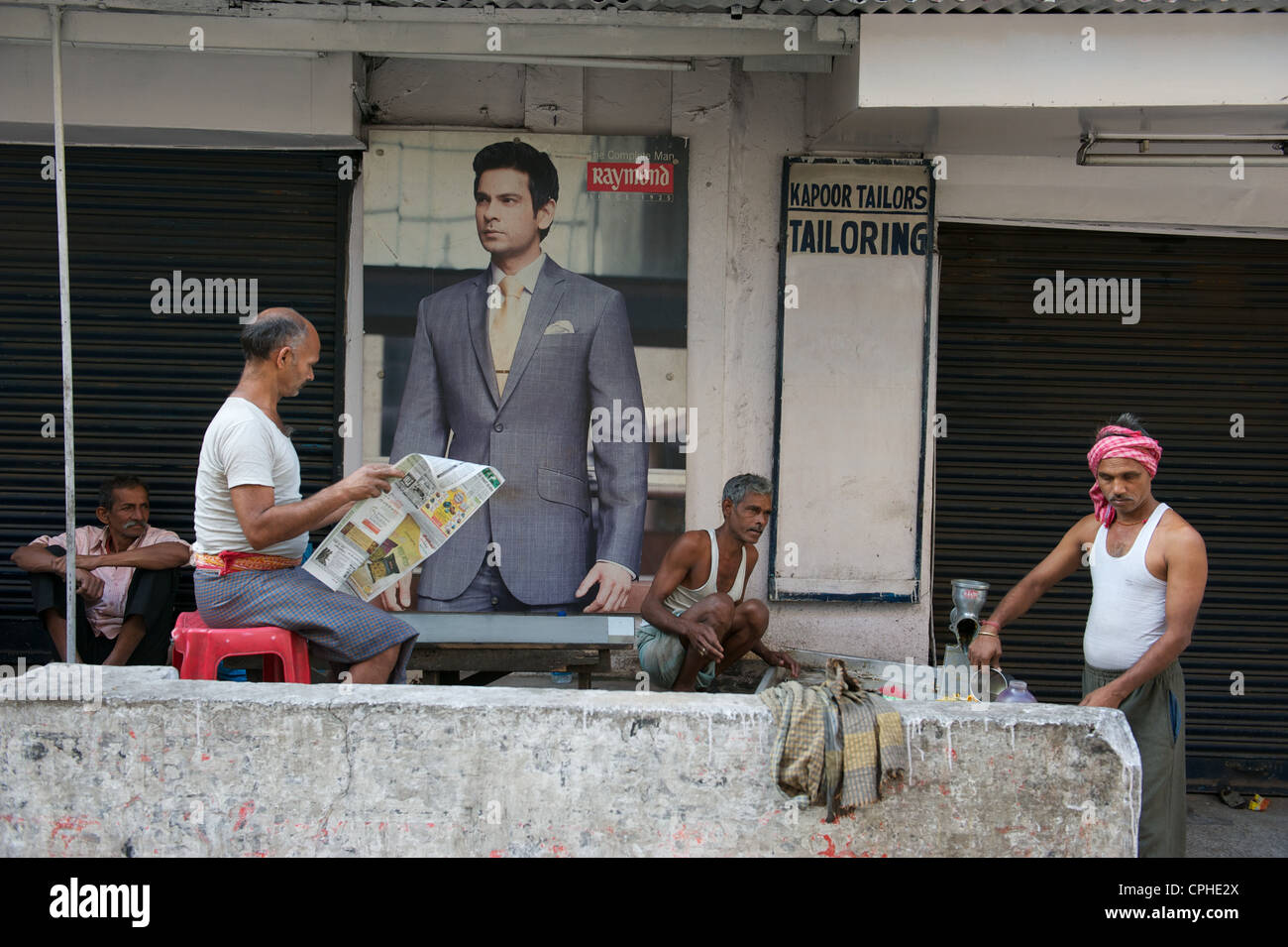 Sudder Street district, Central Calcutta, West Bengal, India Stock ...