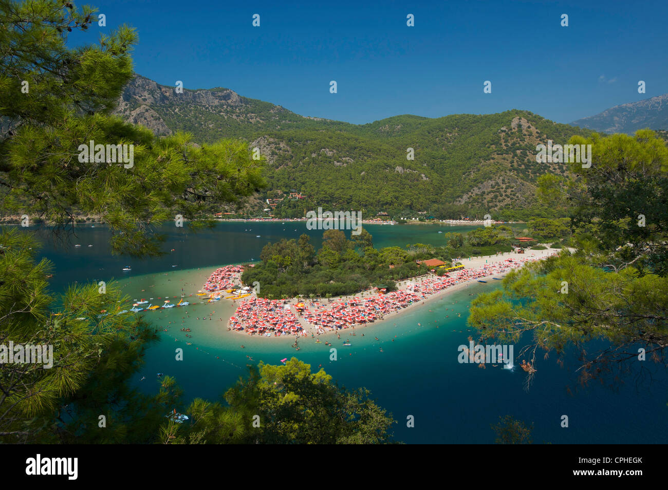 Turkey, Aegean Sea, Turkish Aegean Sea, Ölüdeniz, Oludeniz, beach ...