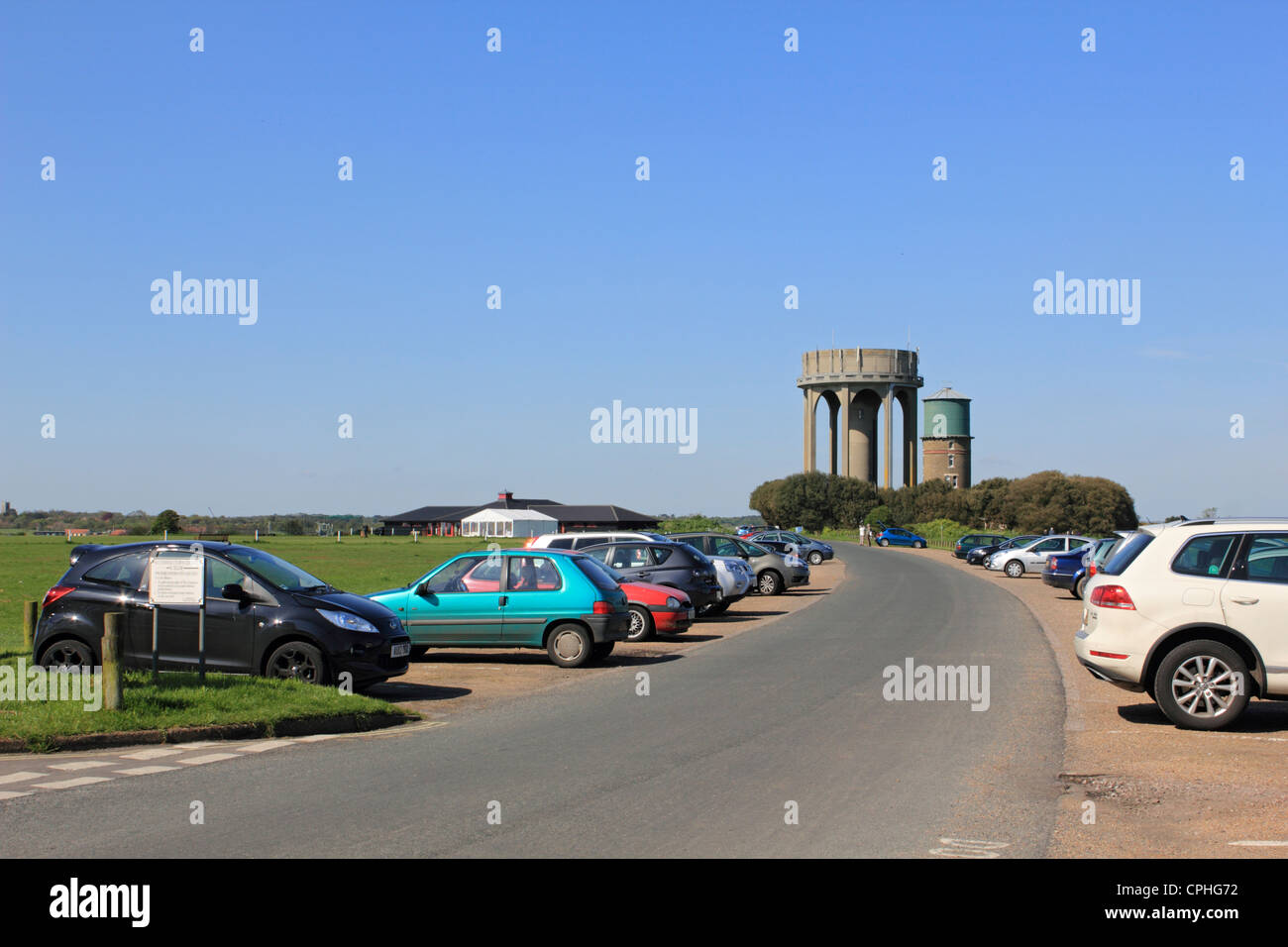 The water towers on the Southwold common Suffolk England UK Stock Photo ...