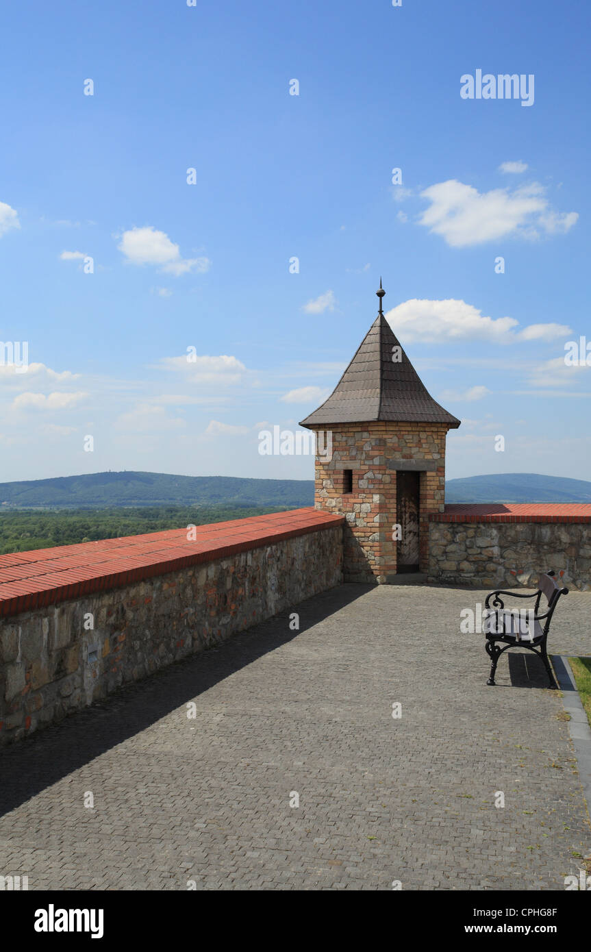 The lookout tower on Bratislava castle, Slovakia Stock Photo - Alamy