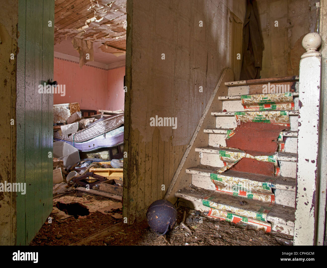 Croft House Stairs, Isle of Lewis, Scotland Stock Photo - Alamy