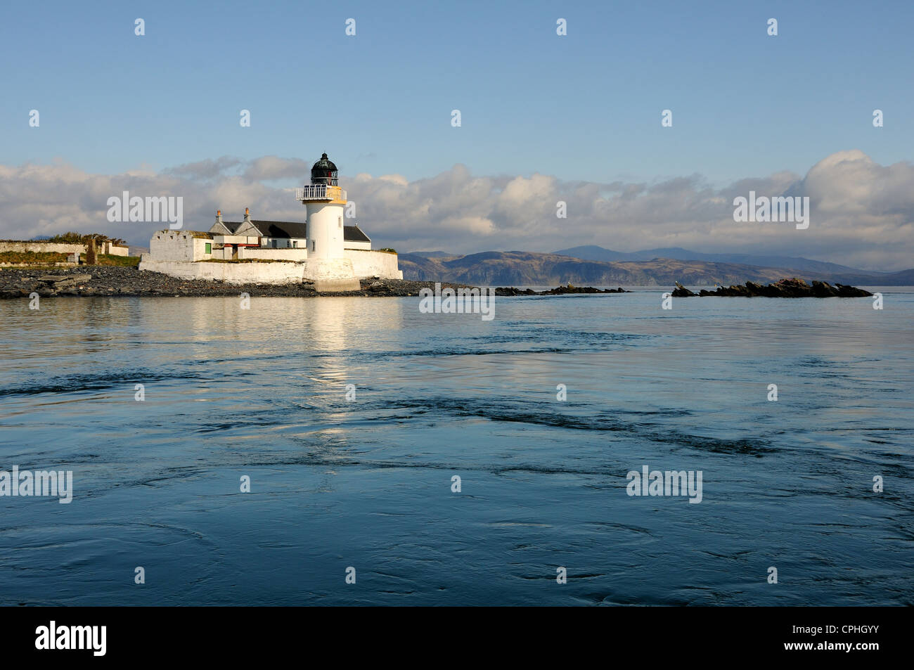 Fladda Lighthouse, Sound of Luing, Scotland Stock Photo - Alamy
