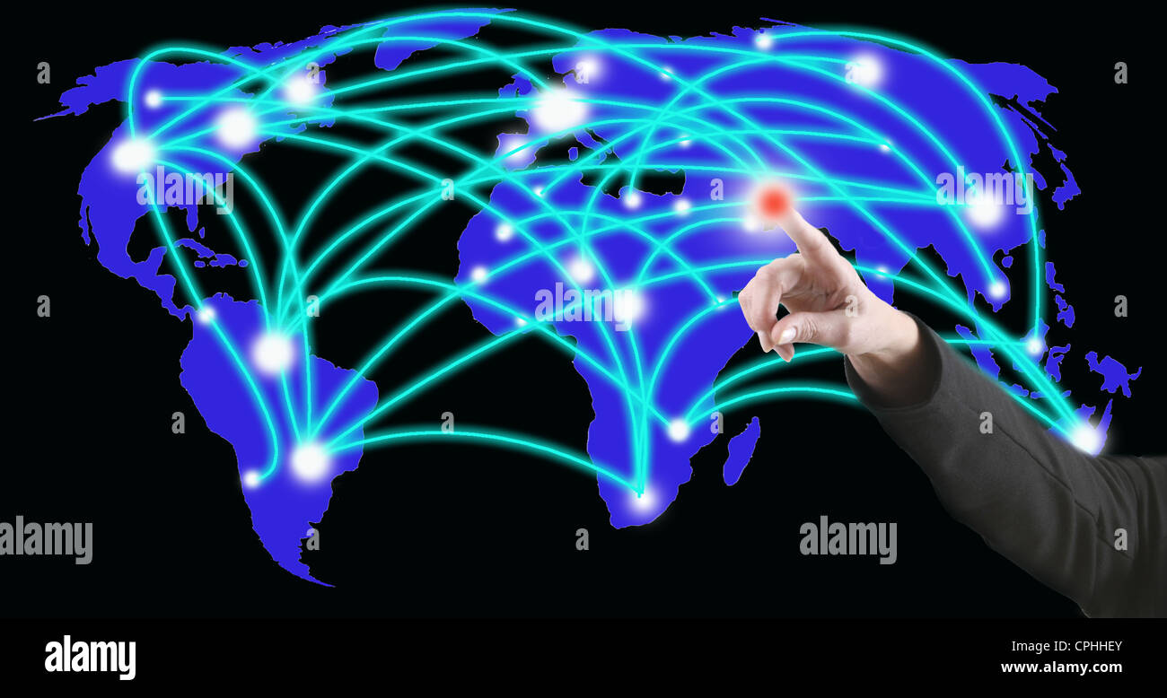 Symbolic image, networking, network, Internet networking, social media ...