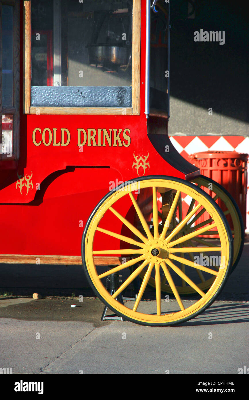 Cold Drinks Vintage Cart Stock Photo - Alamy