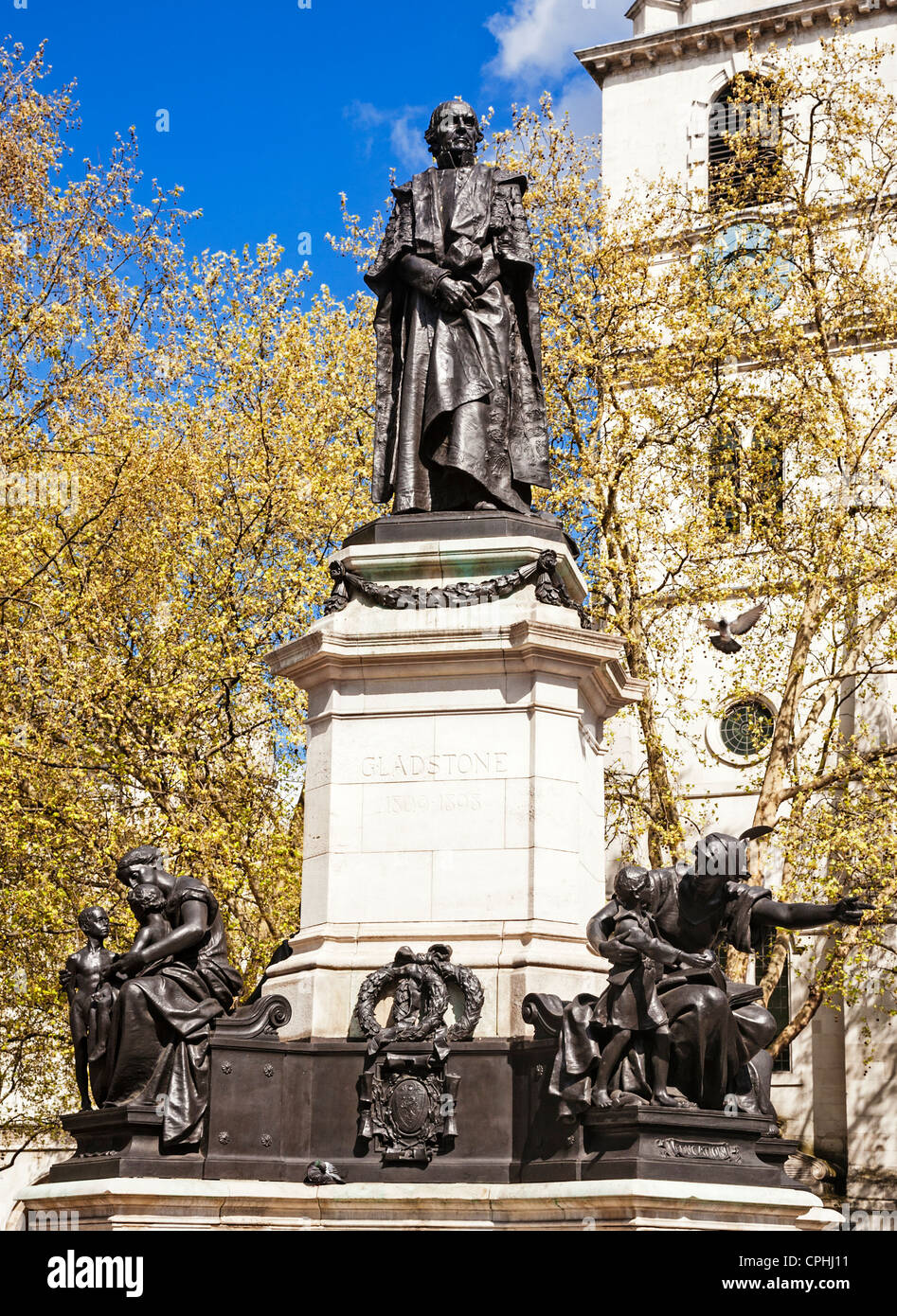 William Gladstone Statue London High Resolution Stock Photography and ...
