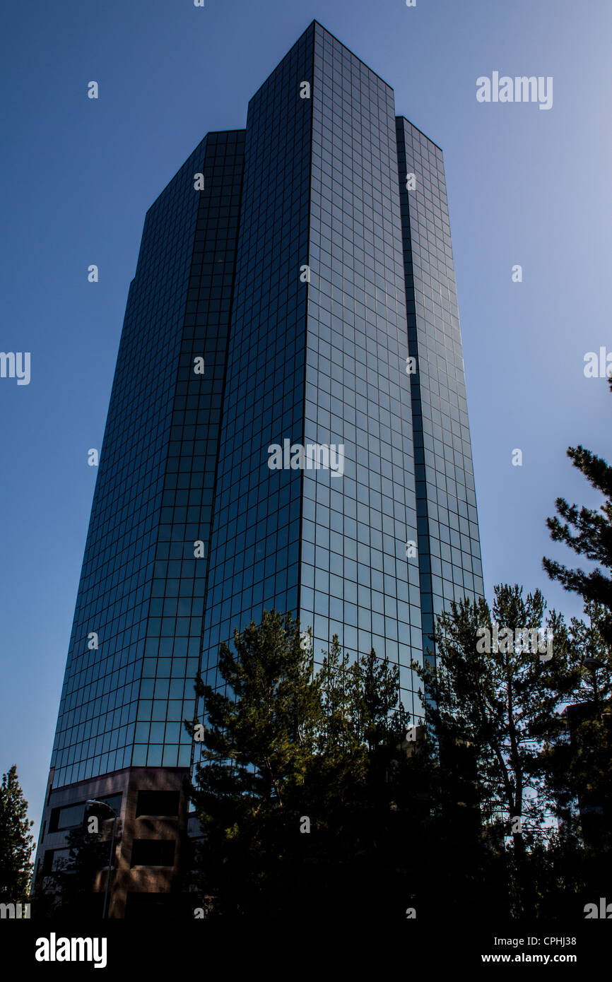 High rise building at Warner Center in Woodland Hills California Stock ...