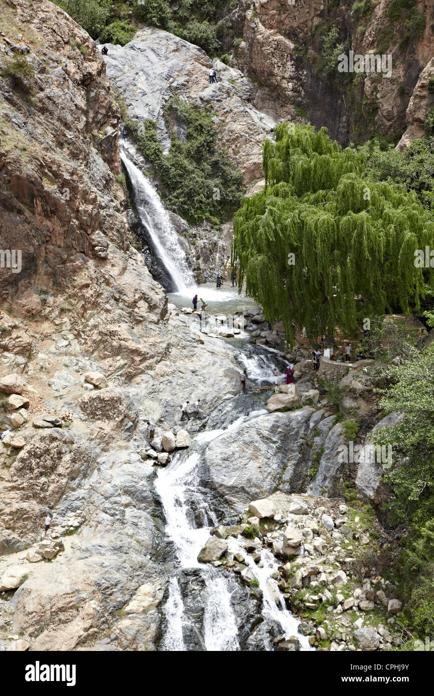 Waterfall In The Atlas Mountains Morocco Stock Photo - Alamy