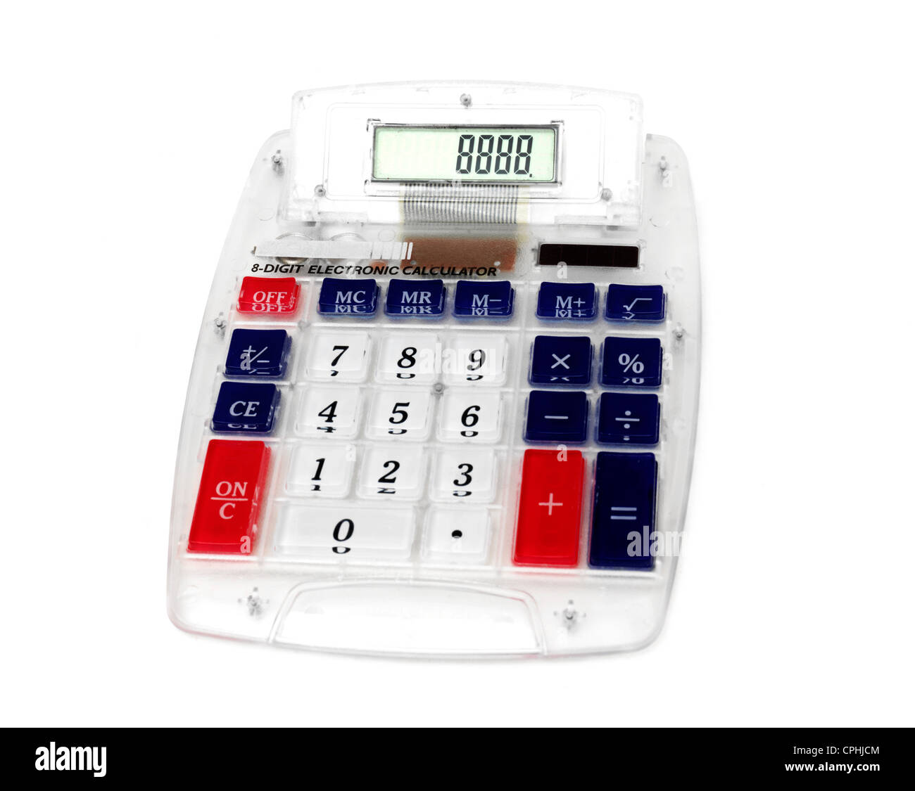 Seven Segment LCD Display Stock Photo - Alamy