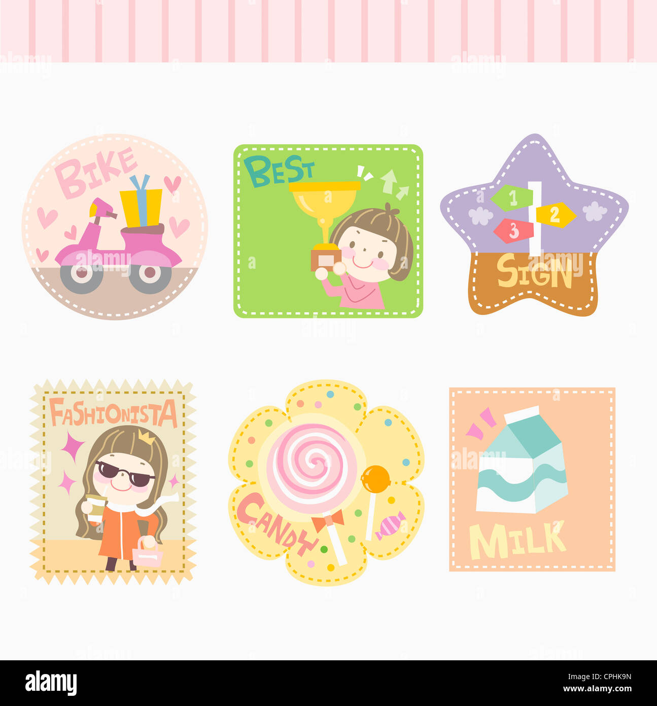 Various theme icons Stock Photo - Alamy