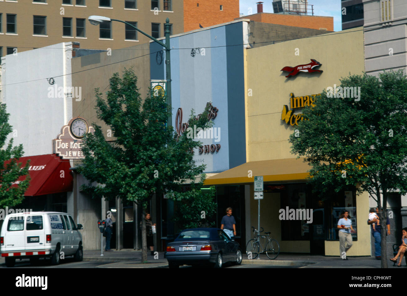 Shops in main street hi-res stock photography and images - Alamy