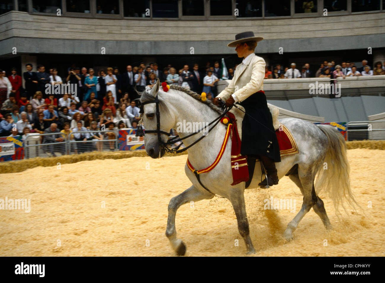 Spanish Riding School Performance In London Woman In Spanish ...
