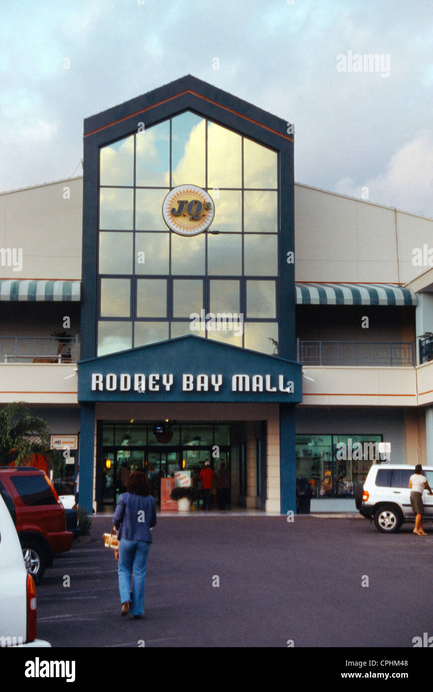 Rodney Bay St Lucia Rodney Bay Shopping Mall Stock Photo - Alamy