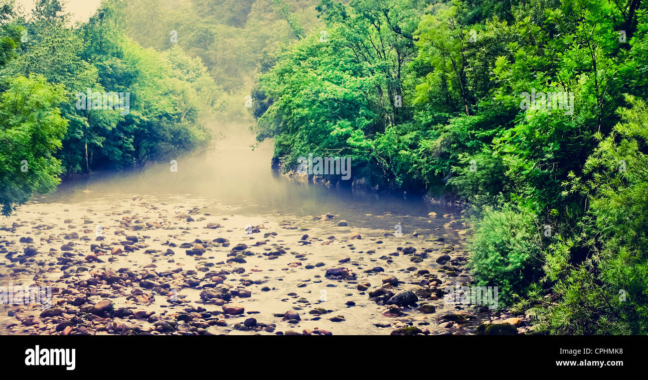 Ason river. Arredondo, Cantabria, Spain Stock Photo - Alamy