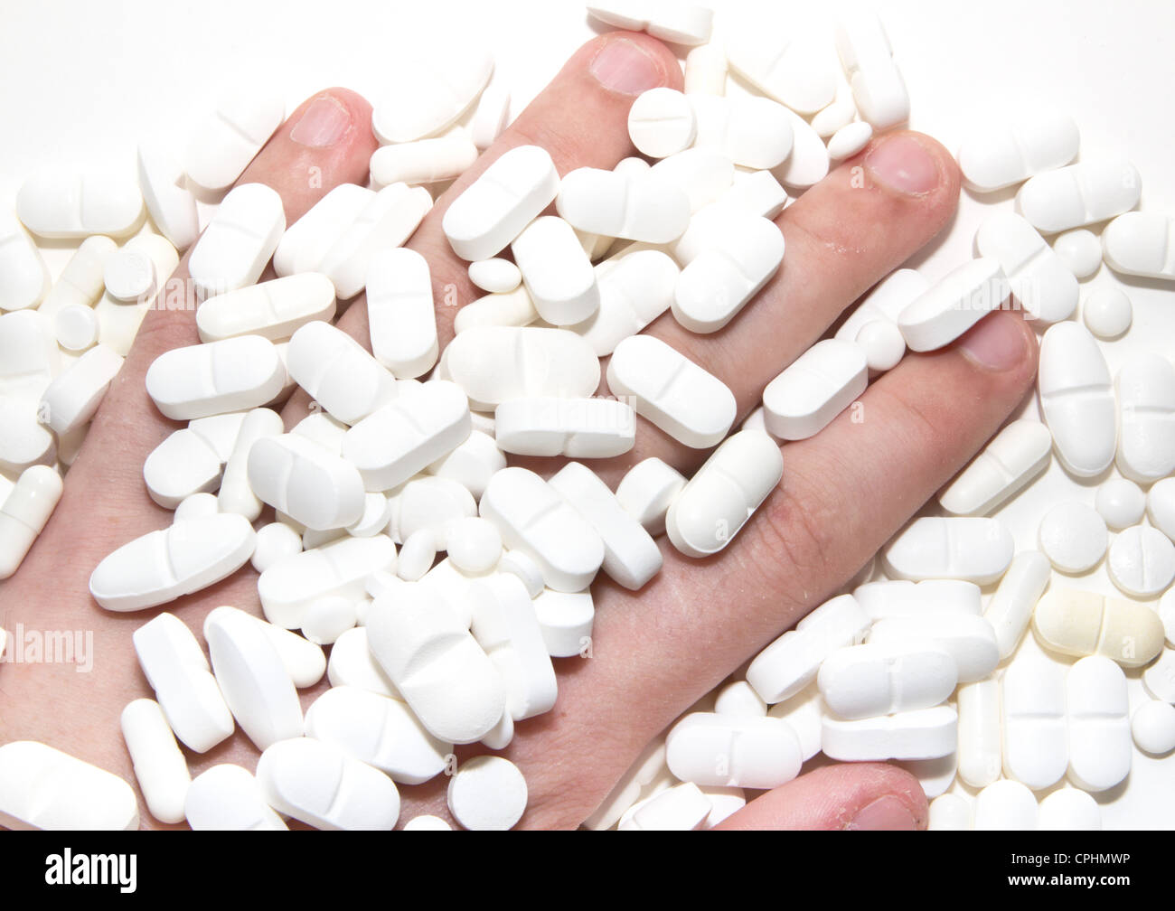 Painkillers hand hi-res stock photography and images - Alamy