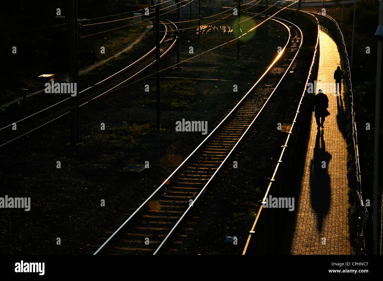 Footpath Along Railway Line High Resolution Stock Photography and ...