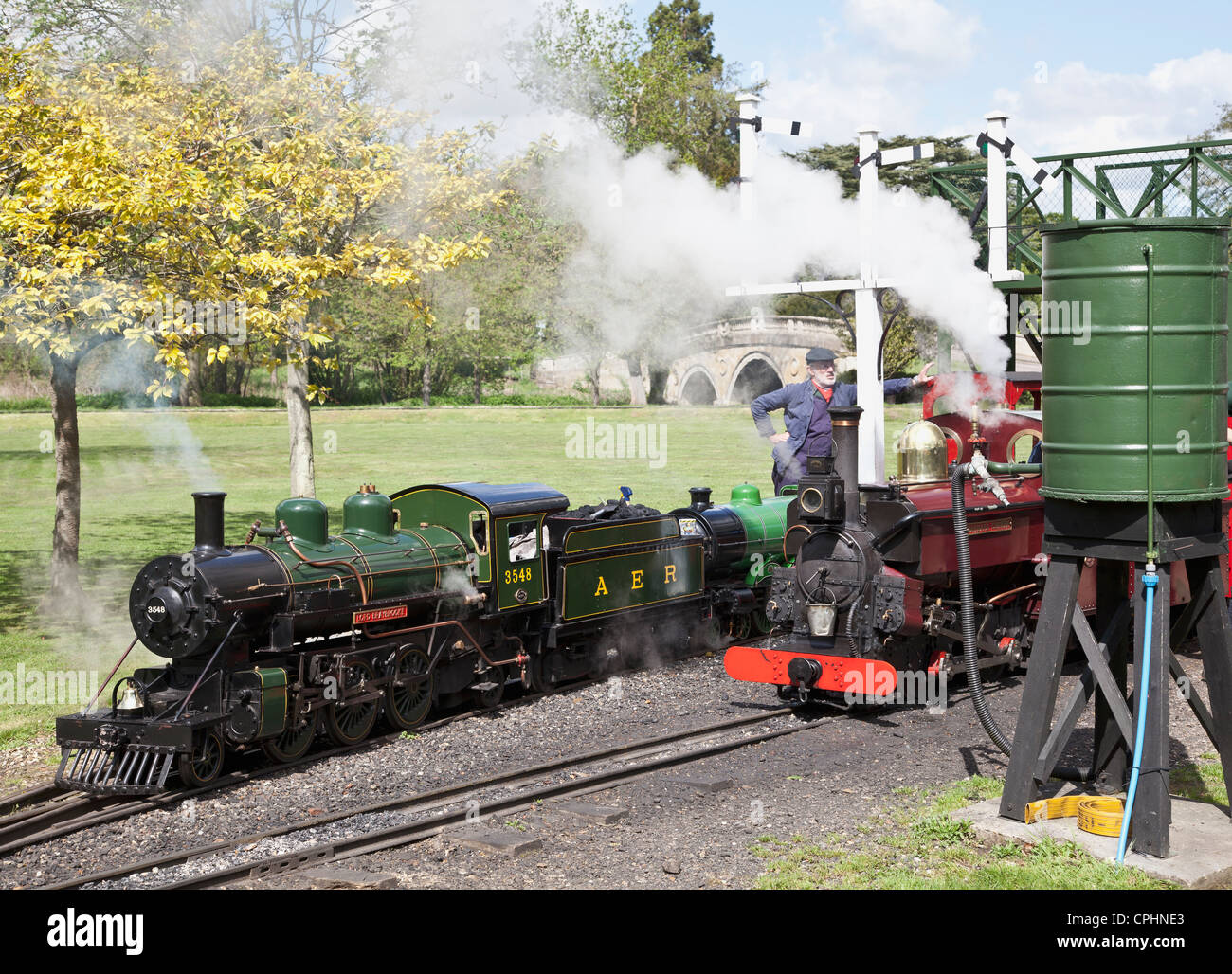 The Audley End Miniature Railway Stock Photo - Alamy