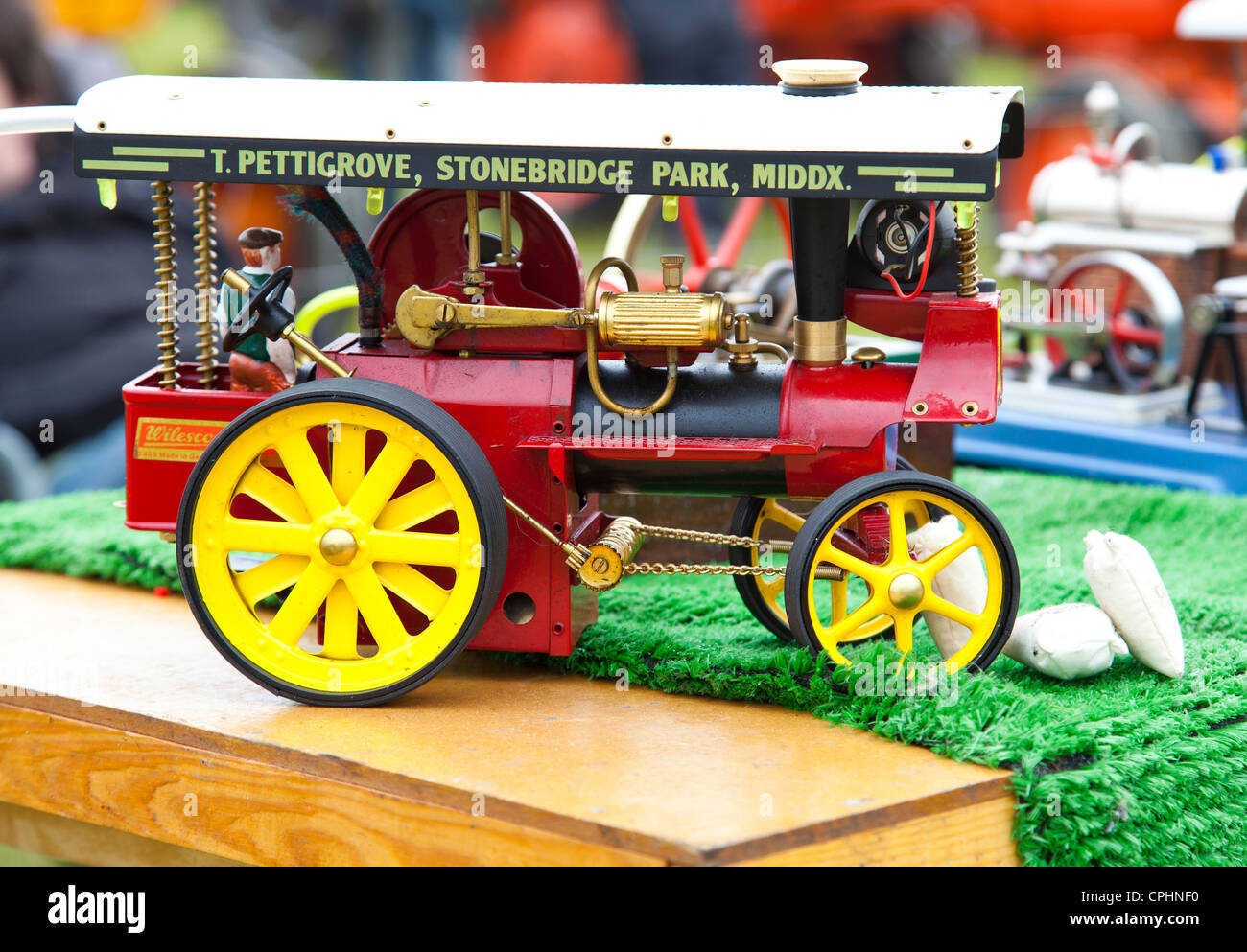 Model steam engine Stock Photo - Alamy