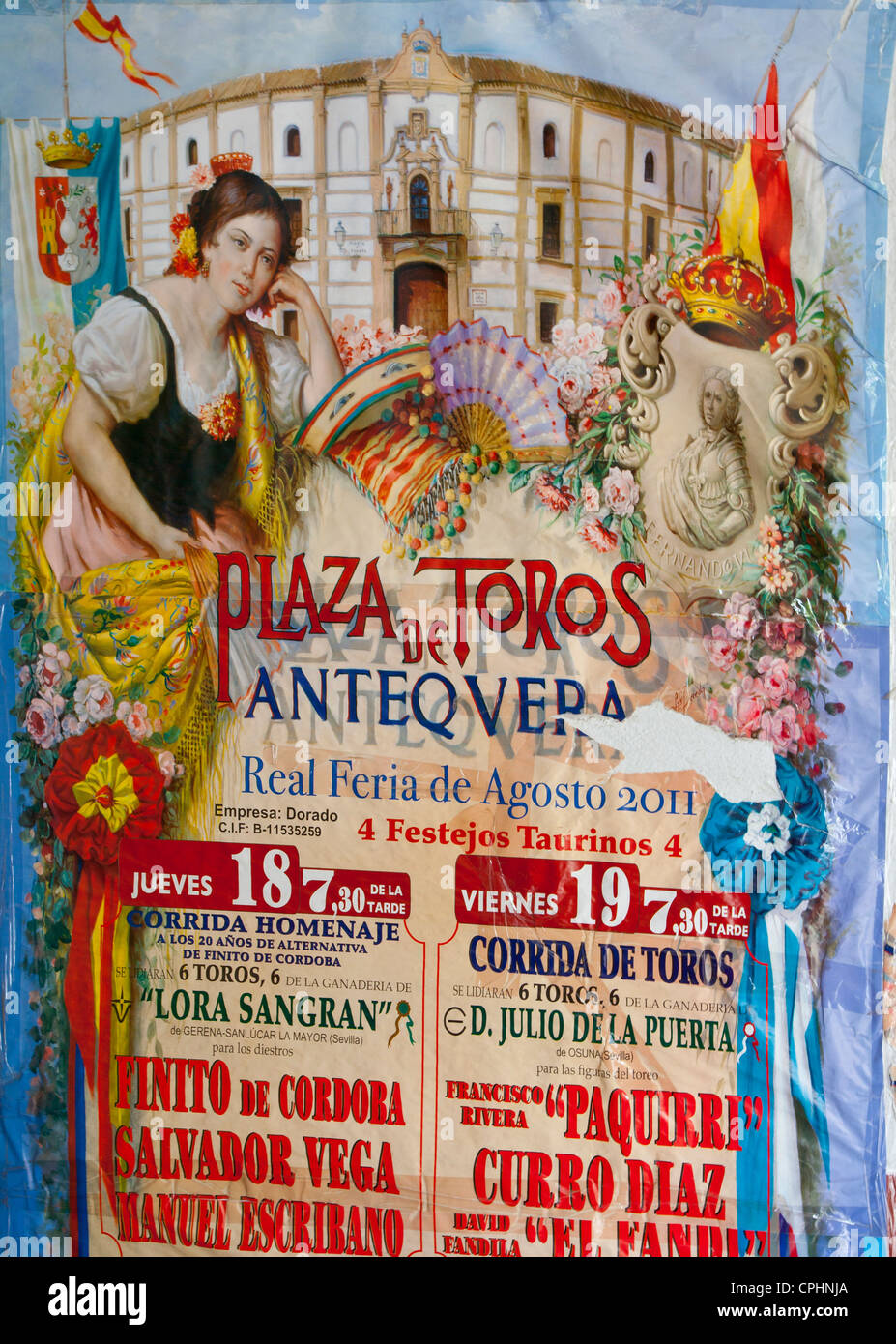 Bullfighting spain bullfight poster hi-res stock photography and images ...