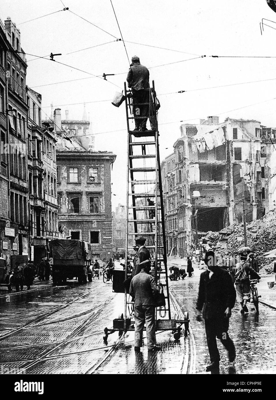 After an air raid in february 1945 hi-res stock photography and images ...