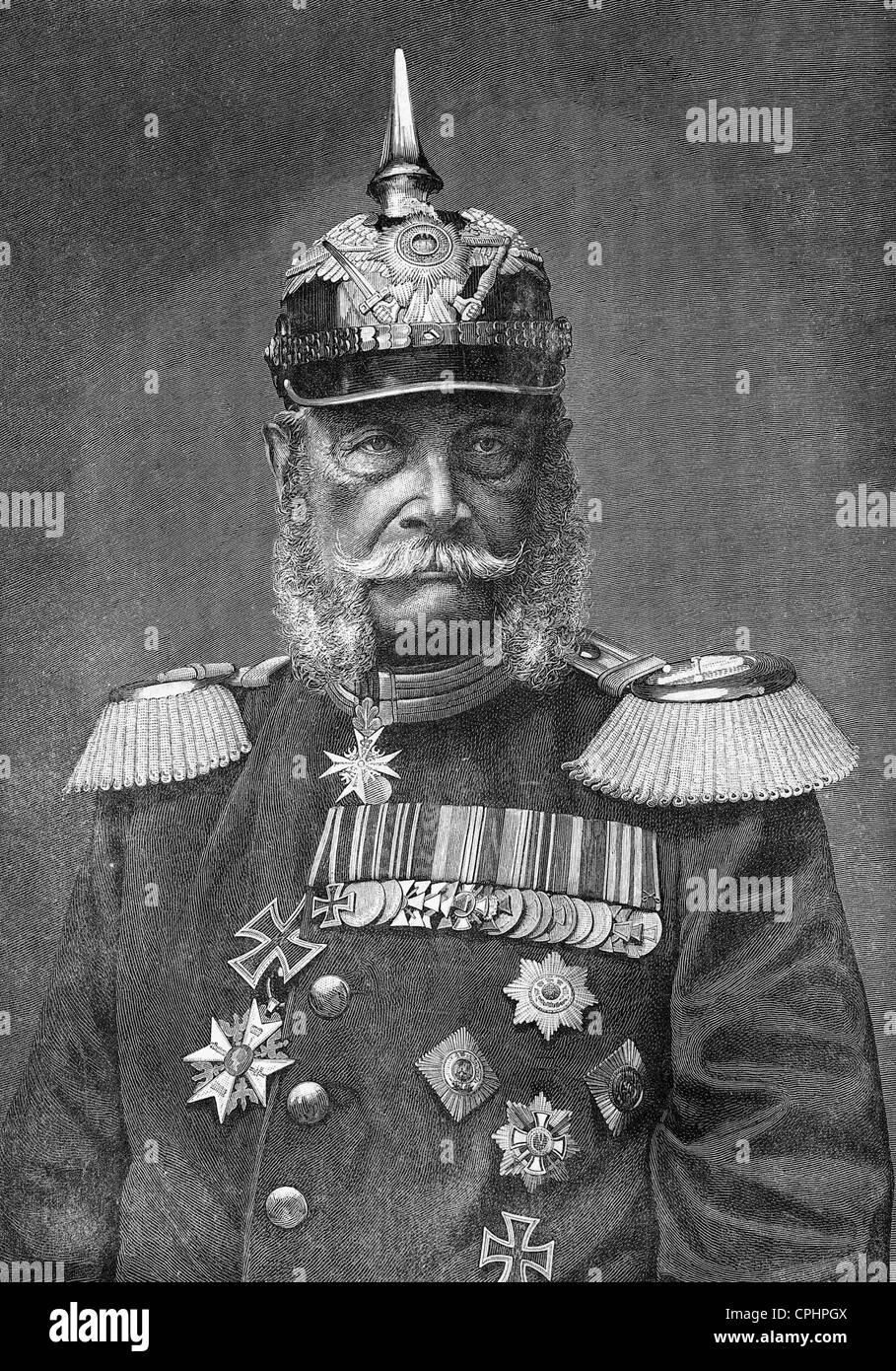 Emperor Wilhelm I, 1886 Stock Photo - Alamy