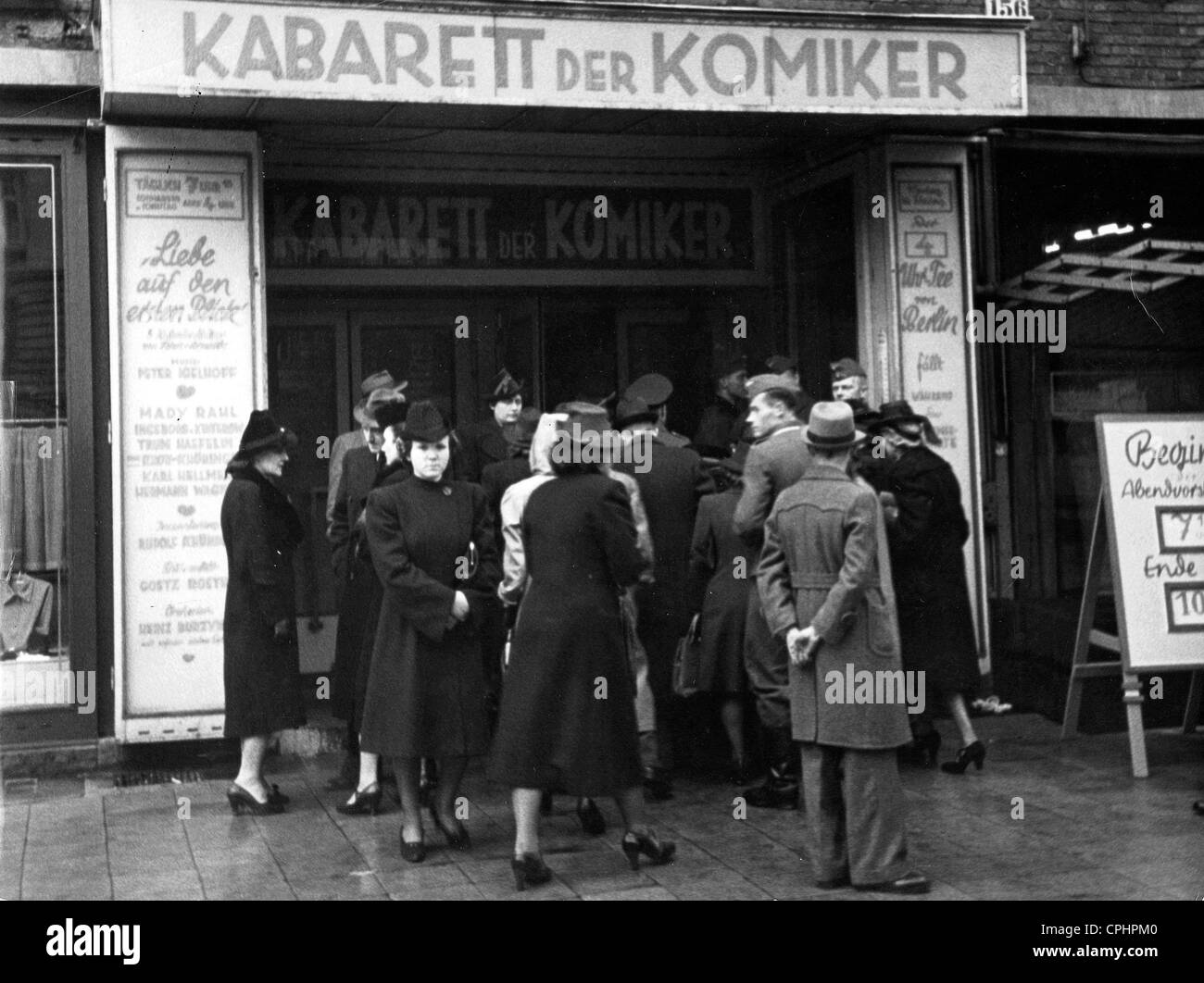 Comedian Cabaret ('Kabarett der Komiker' Stock Photo - Alamy