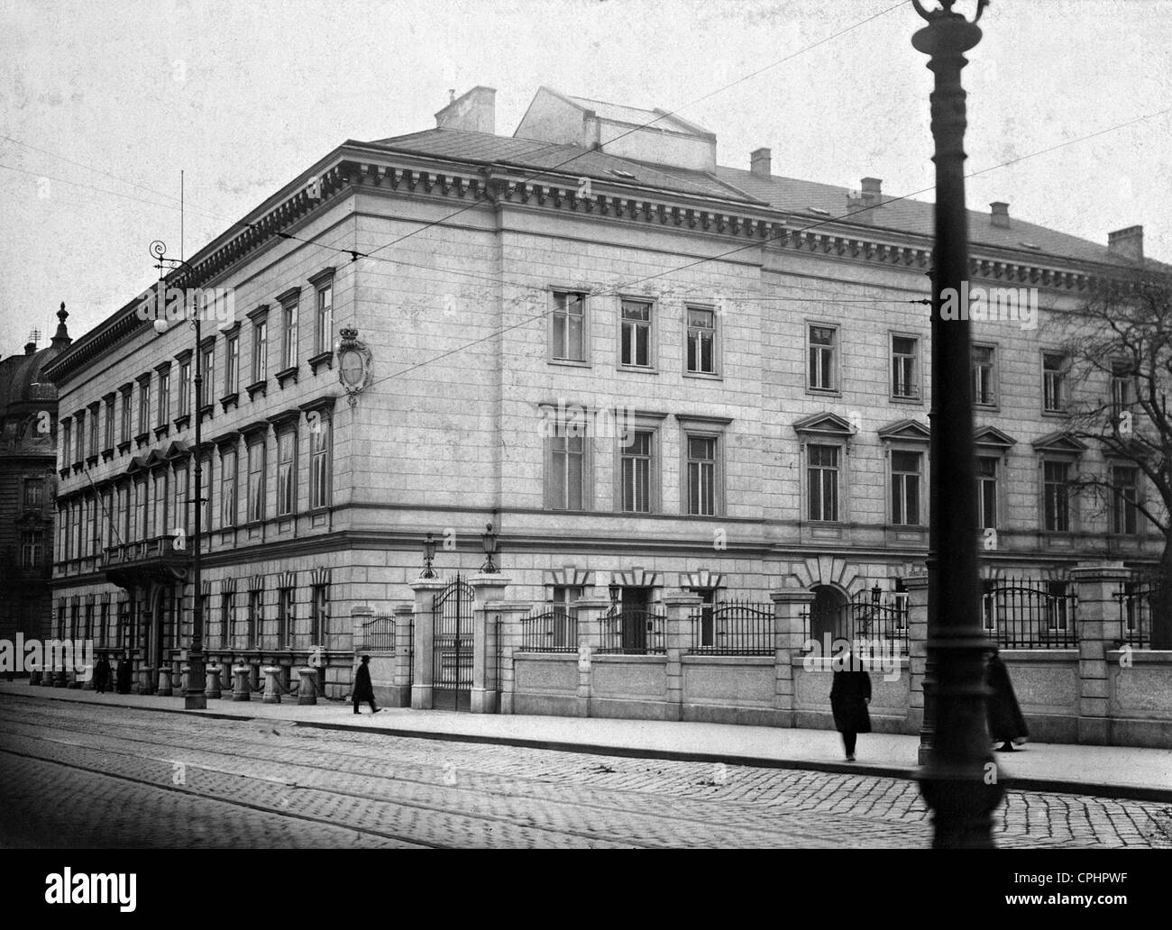 Italian embassy in Vienna, 1914 Stock Photo - Alamy